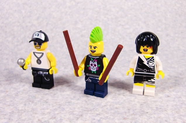 850486 LEGO Rock Band Minifigure Accessory Set レビュー : レゴ道