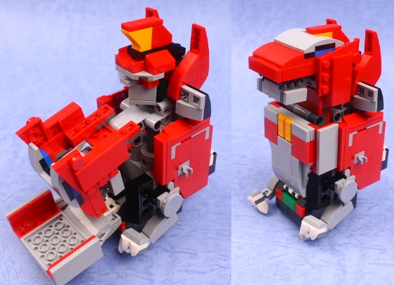LEGOヴォルトロンを作り変えて大獣神を制作してみました(組み立て方編) : レゴ道