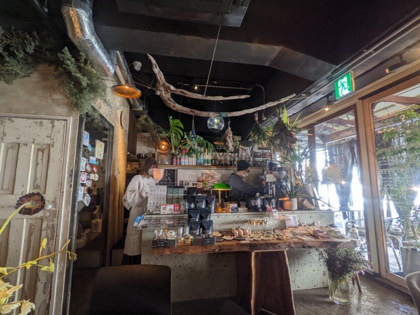 Good 2 Go! : 築地:植物で覆われたナイスなカフェ『kunisuke coffee & takoyaki』でエスプレッソをいただく♪