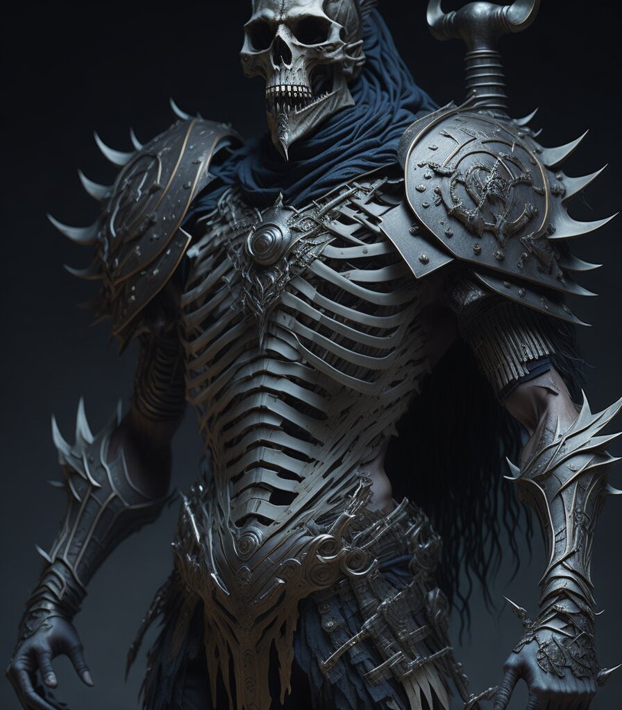 111骸骨戦士(concept art by Aleksi Briclot) : ZKBクエスト