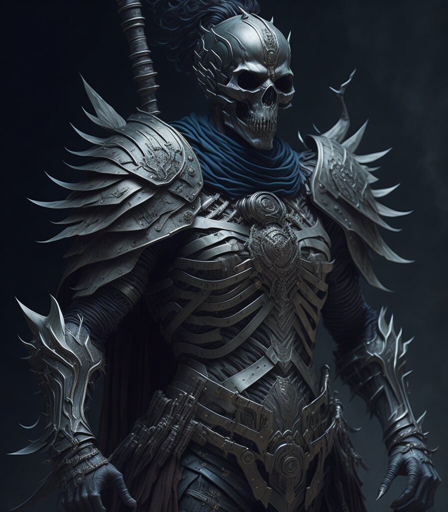 111骸骨戦士(concept art by Aleksi Briclot) : ZKBクエスト