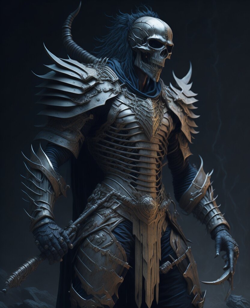 111骸骨戦士(concept art by Aleksi Briclot) : ZKBクエスト