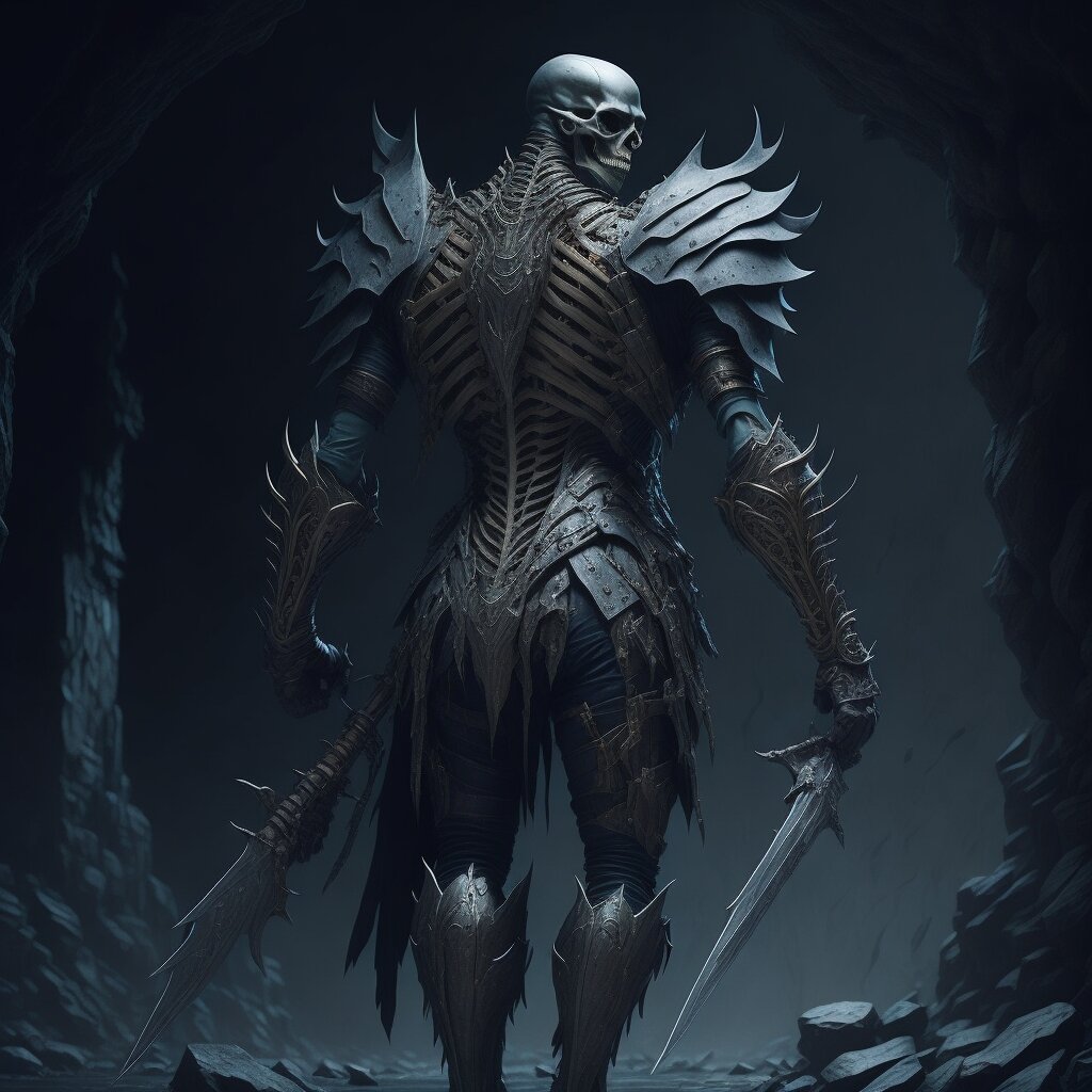 111骸骨戦士(concept art by Aleksi Briclot) : ZKBクエスト