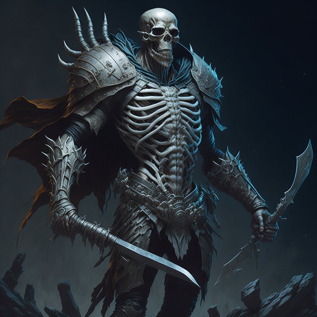 111骸骨戦士(concept art by Aleksi Briclot) : ZKBクエスト