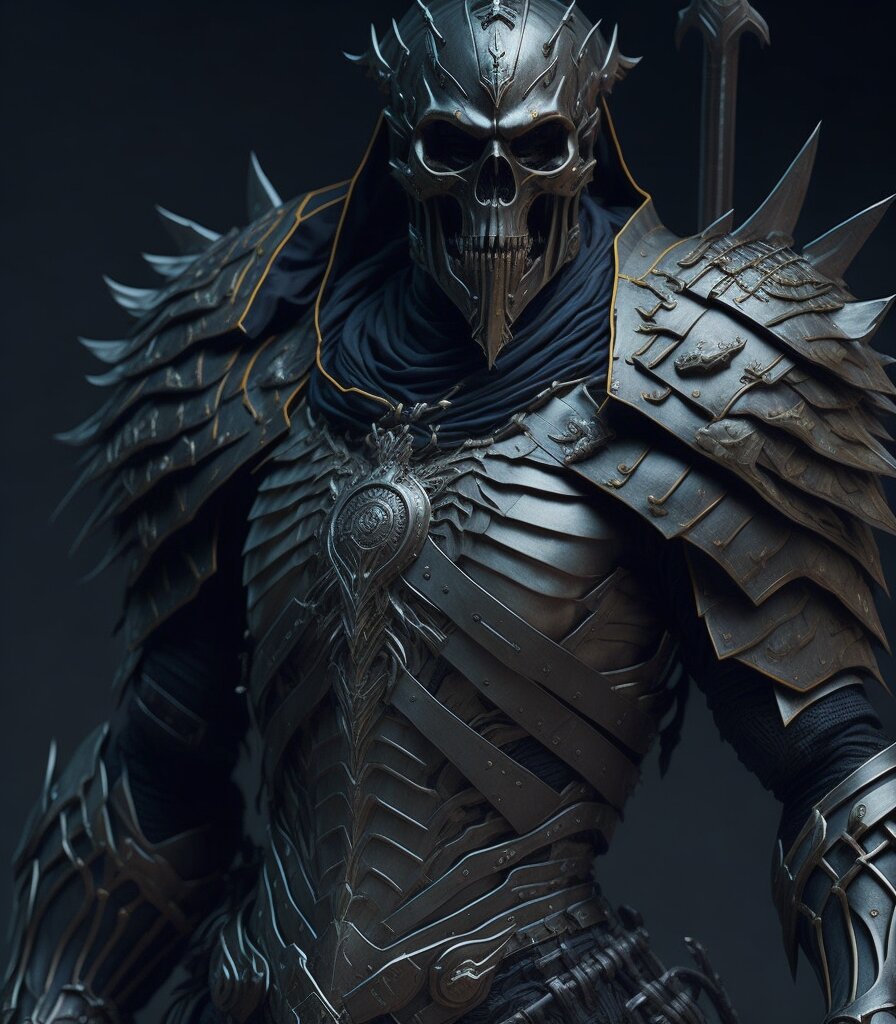 111骸骨戦士(concept art by Aleksi Briclot) : ZKBクエスト