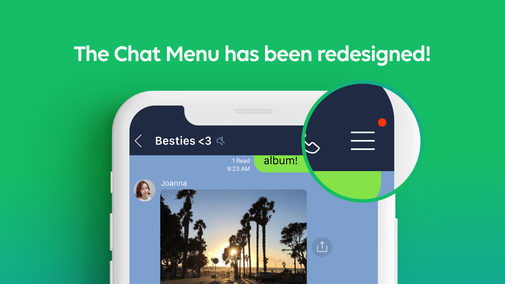 LINE’s chat menu has been redesigned! : LINE official blog