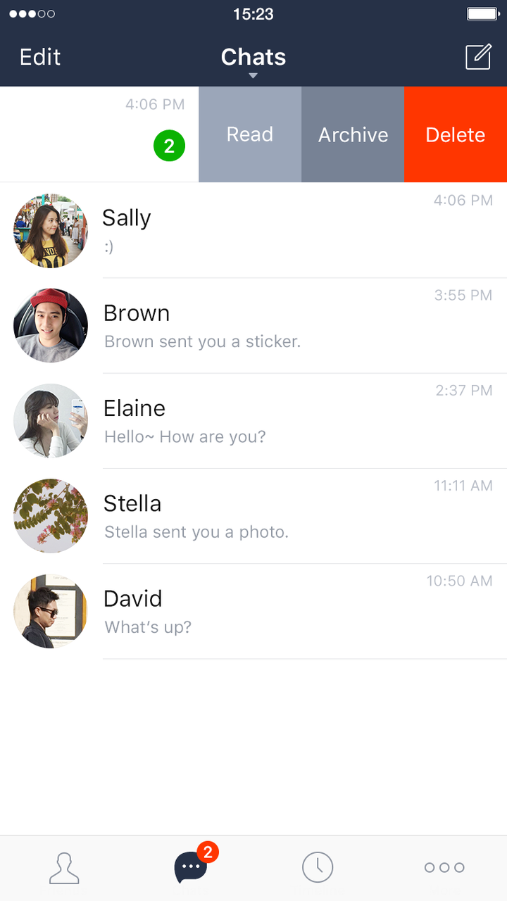 New on the iOS version of LINE: Transfer your chat history and pin your ...