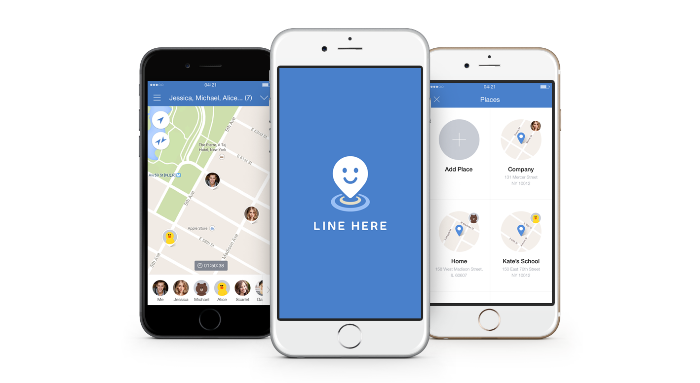 LINE HERE New Real Time Location Sharing App Makes Meeting Up With LINE HERE New Real Time Location Sharing App Makes Meeting Up With