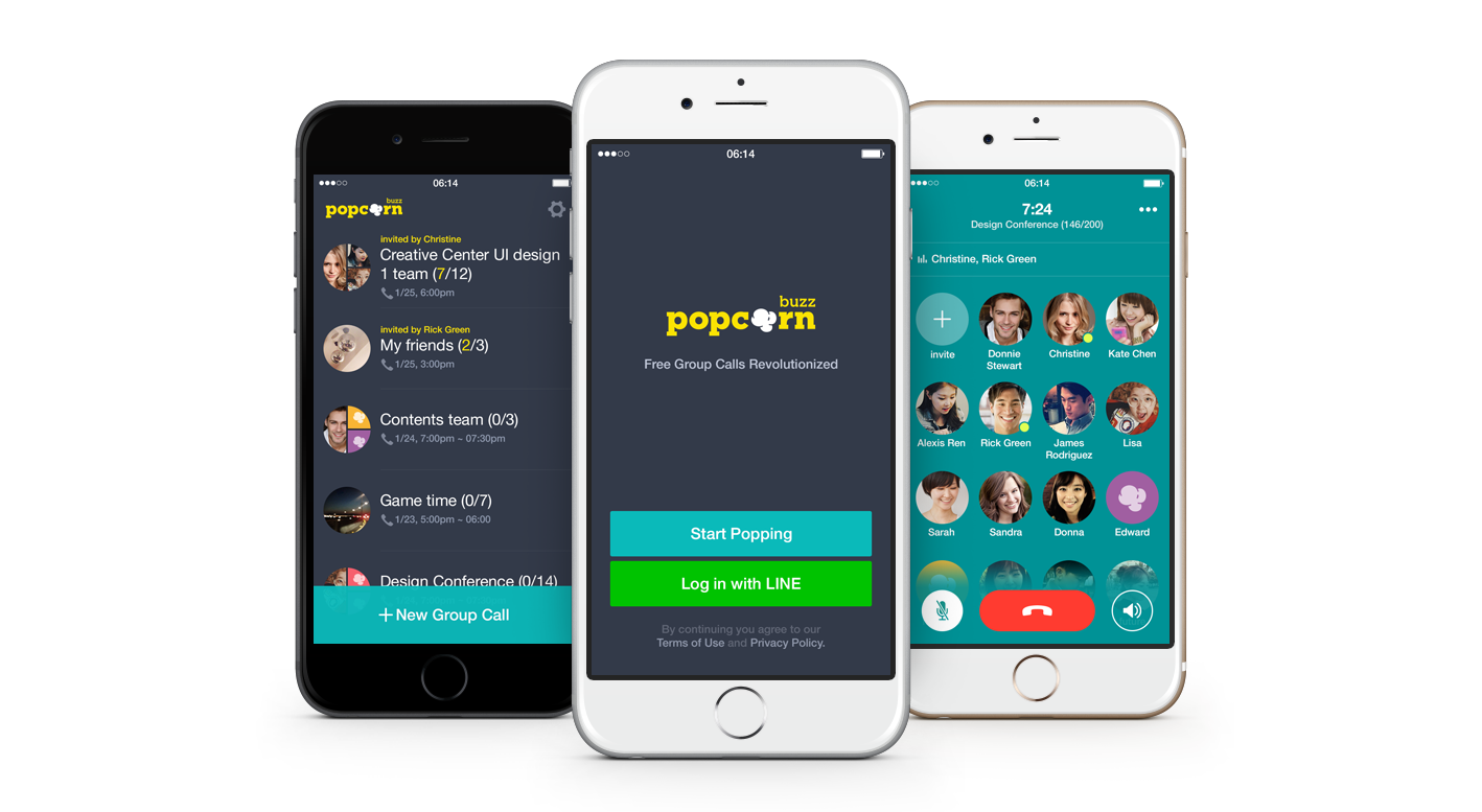 The Revolutionary Free Group Call App “Popcorn Buzz” is Here! Talk with ...