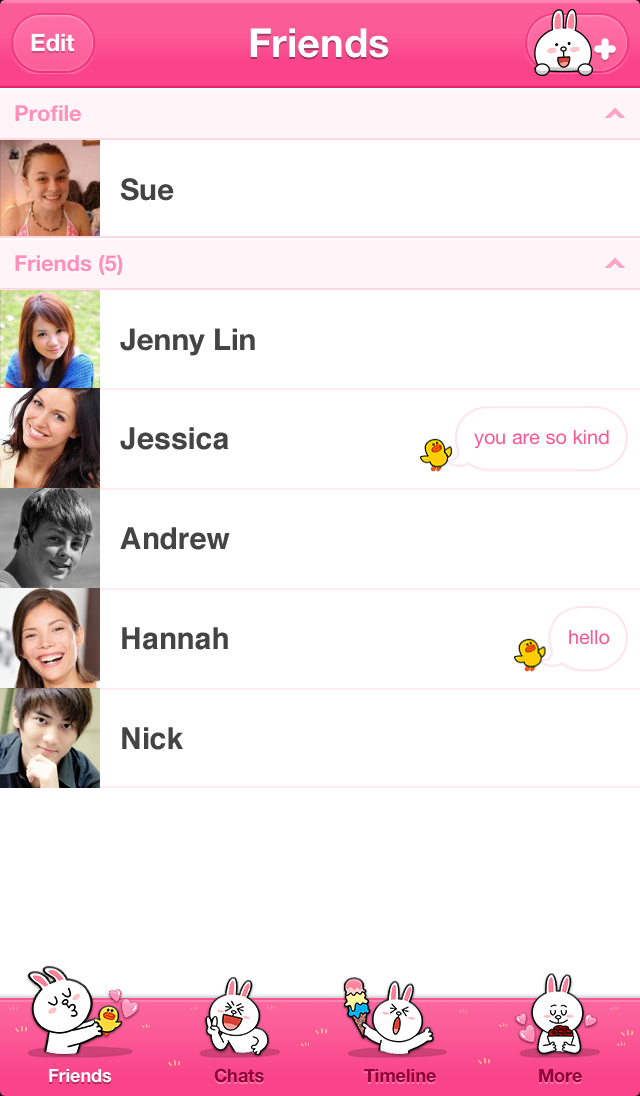 Change the look of your LINE interface with the Themes function! Paint ...