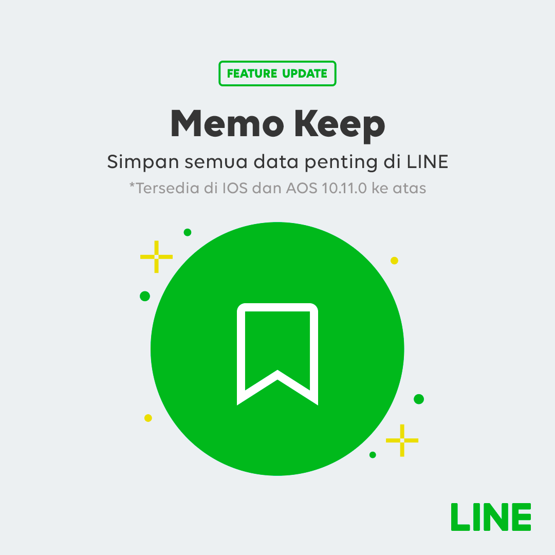 Fitur "Memo Keep" Hadir Buat Kamu Untuk Simpan Data di Chatroom : LINE Indonesia Official Blog