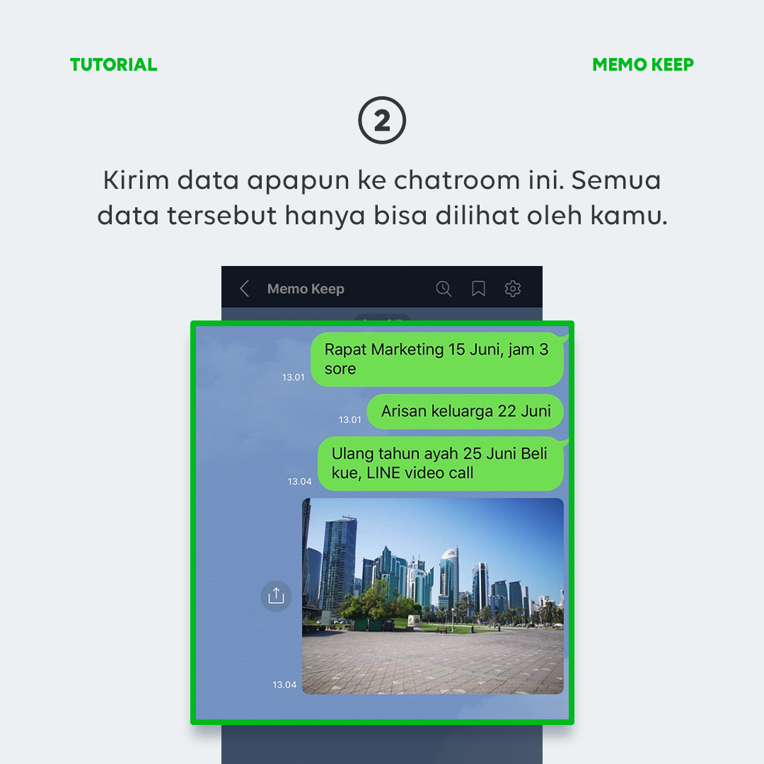 Fitur "Memo Keep" Hadir Buat Kamu Untuk Simpan Data di Chatroom : LINE Indonesia Official Blog