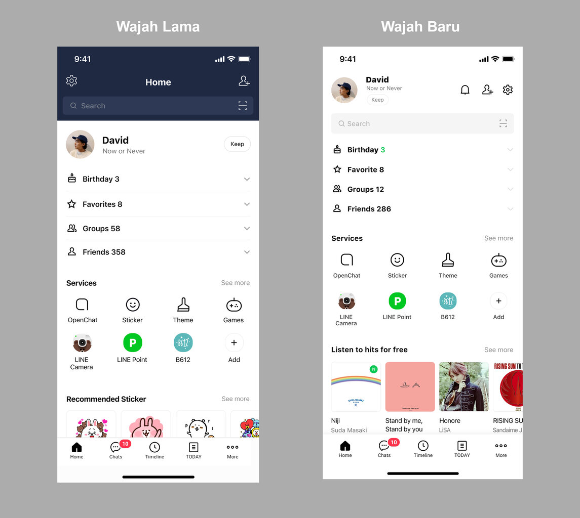 Fitur Baru di LINE 10.21.0, Mulai dari Desain Baru LINE, VoiP, Chat ...