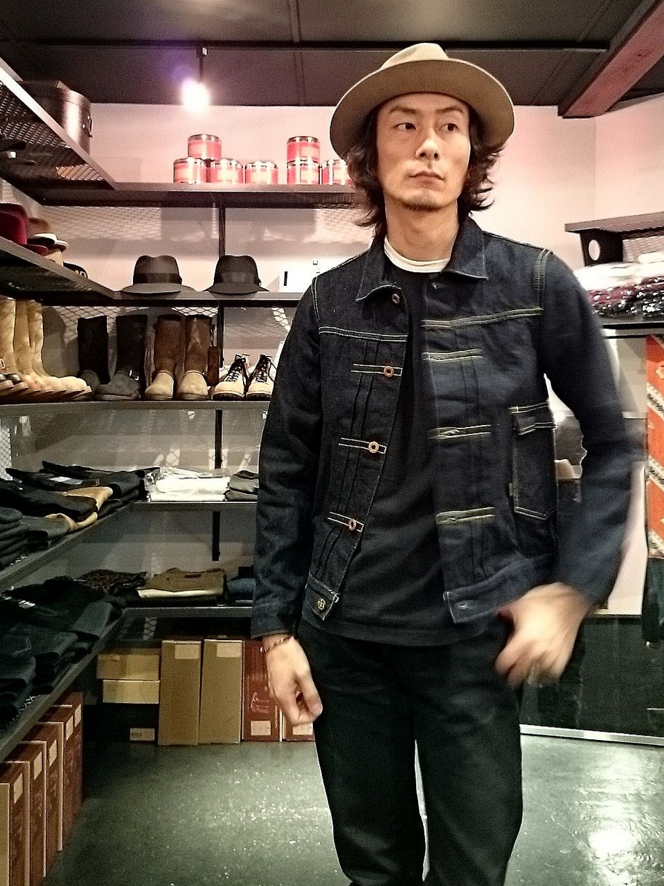 LB studio大阪 ~GERUGA ゲルガ DENIM JUMPER Gジャン (15OZ LB studio大阪 ~GERUGA ゲルガ DENIM JUMPER Gジャン (15OZ
