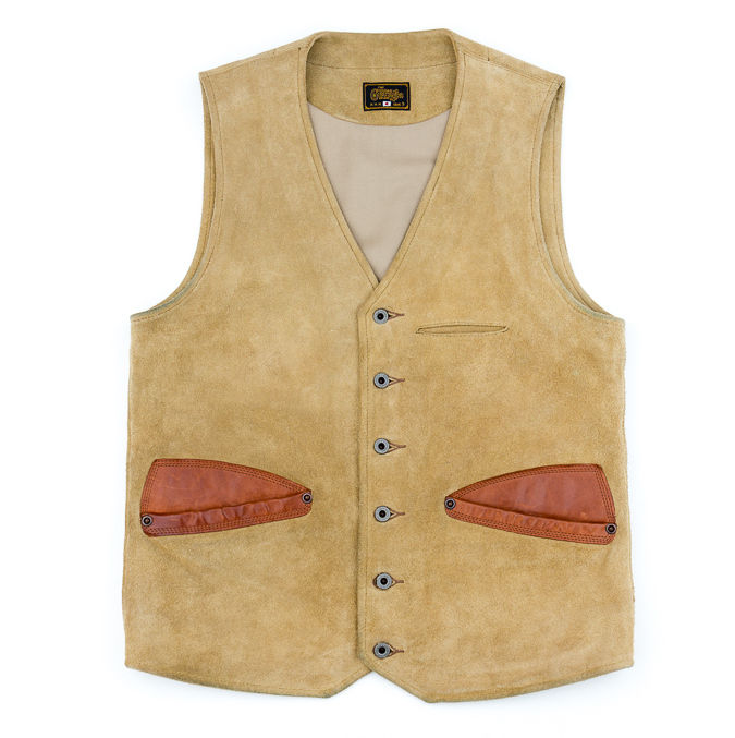 GERUGA (ゲルガ) 2015SS GR-V-06B SUEADE LEATHER VEST <STEER GERUGA (ゲルガ) 2015SS GR-V-06B SUEADE LEATHER VEST <STEER