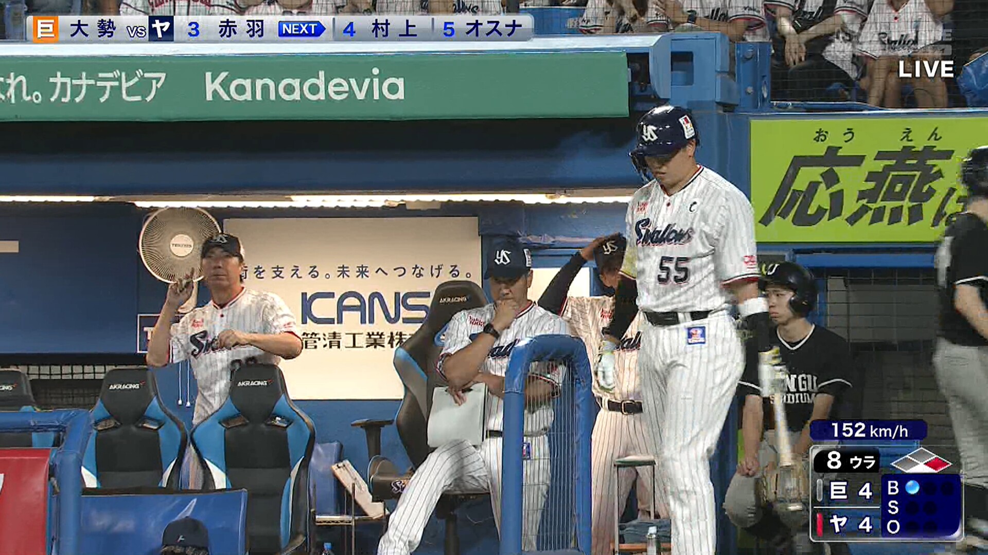 高津監督、神宮ラストゲームでもお決まりのやつwwww : なんJ（まとめては）いかんのか？