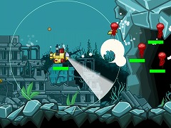 潜水艦で海底探査ゲーム Deep Sea Hunter 2：フラシュ 無料ゲーム