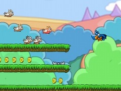 ブタのジャンプアクション 300 miles to Pigsland：フラシュ 無料ゲーム