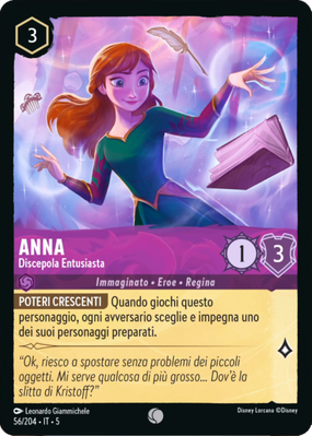 見事な ディズニー ロルカナTCG 207/204・JA・1 エルサ 冬の精霊 見事な ディズニー ロルカナTCG 207/204・JA・1 エルサ 冬の精霊