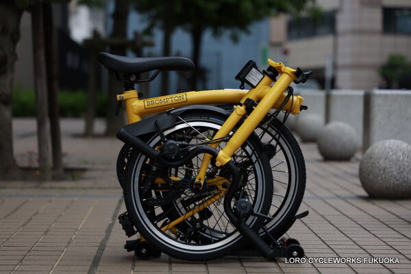 BROMPTON C Line バンブルビーイエロー入荷しました！ : LORO CYCLEWORKS 福岡 スタッフBlog