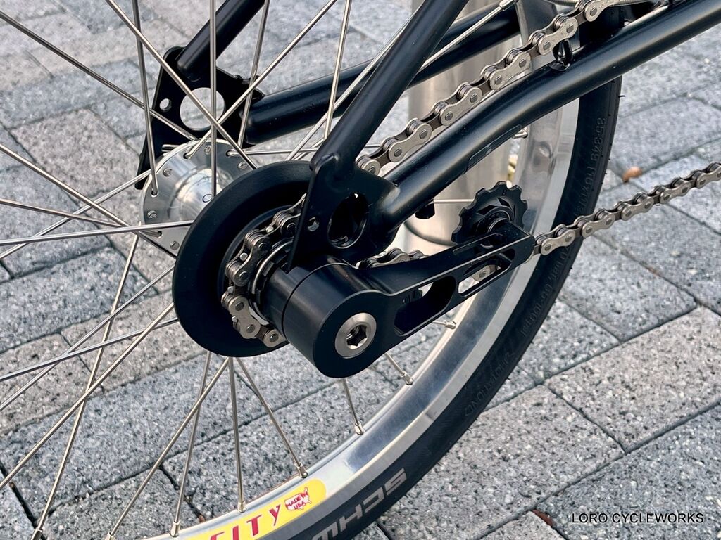 Brompton C Line をシングルスピードカスタム致しました Brompton C Line をシングルスピードカスタム致しました