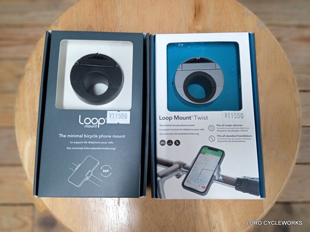 LORO CYCLE WORKS : メタルでスマートなスマホマウント「LOOP MOUNT」入荷。