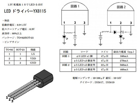 ダイソー「懐中電灯mini」分解とLEDドライバーの勉強、電流の測定 : 最近買ったもの