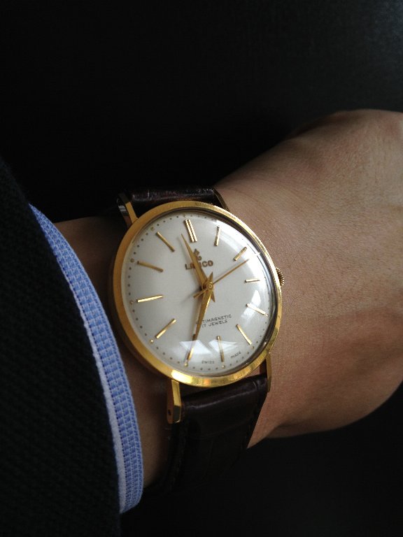 LANCO 17Jewels Antimagnetic （calibre Langendorf 1027） 1950年代 : 僕と猫と時計と ...