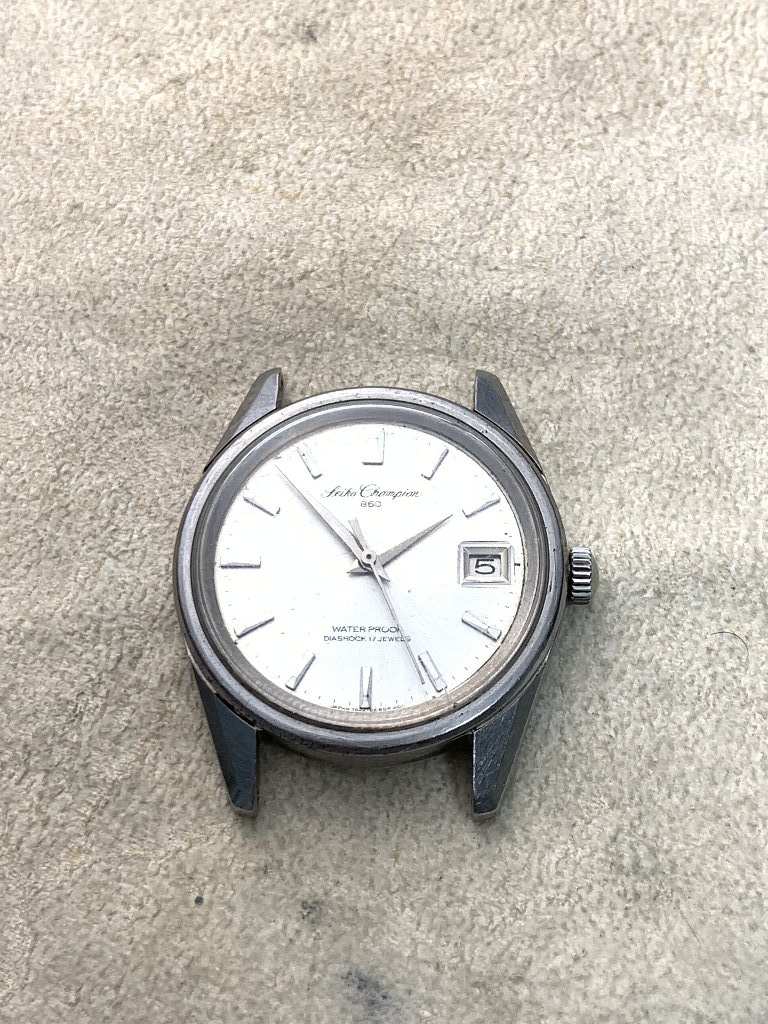 □ SEIKO Champion 860 waterproof Diashock 17jewels(1964年 □ SEIKO Champion 860 waterproof Diashock 17jewels(1964年