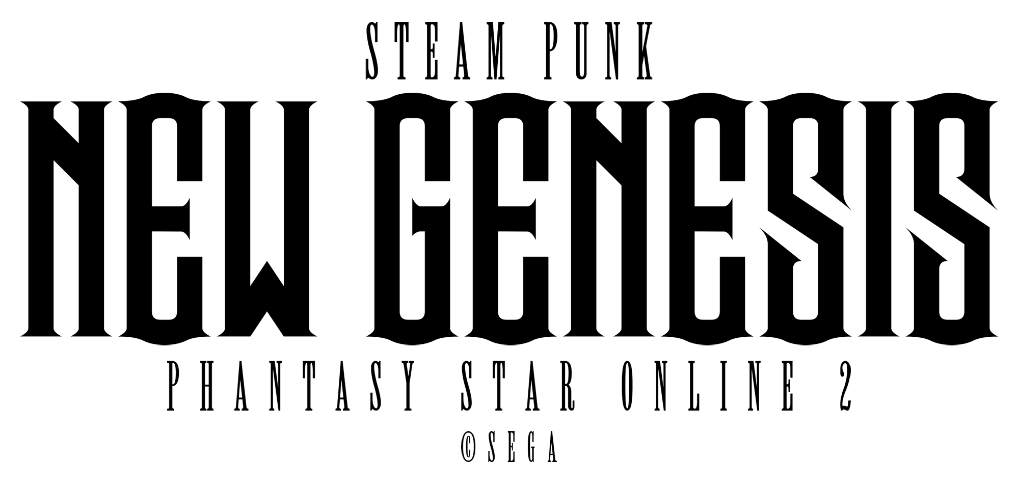 スチームパンク風ロゴ_Steam Punk : PSO2 ／ NGSロゴ置き場【#ma7ロゴ】