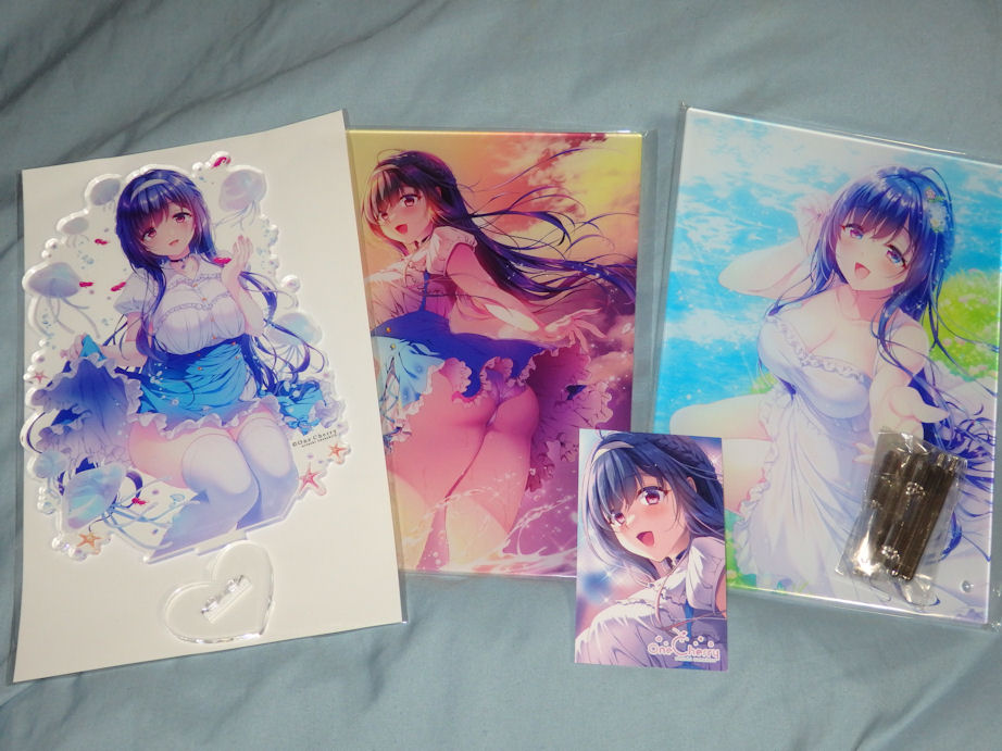 鈴城敦氏(One Cherry)BOOTH販売「QUALIA～約束の軌跡～」グッズ届いた～。私服のマキナも良いですよー！ : MA-SAブログ2