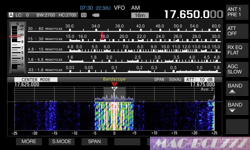 受信ログ：2026/01/17（土） : MacとBCLと無線の時間