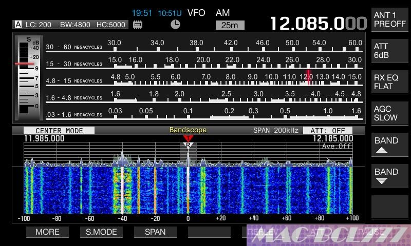 TS-890 小ネタ（2） : MacとBCLと無線の時間