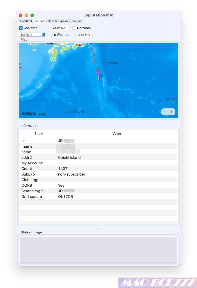 JD1（小笠原）と交信できました！ : MacとBCLと無線の時間