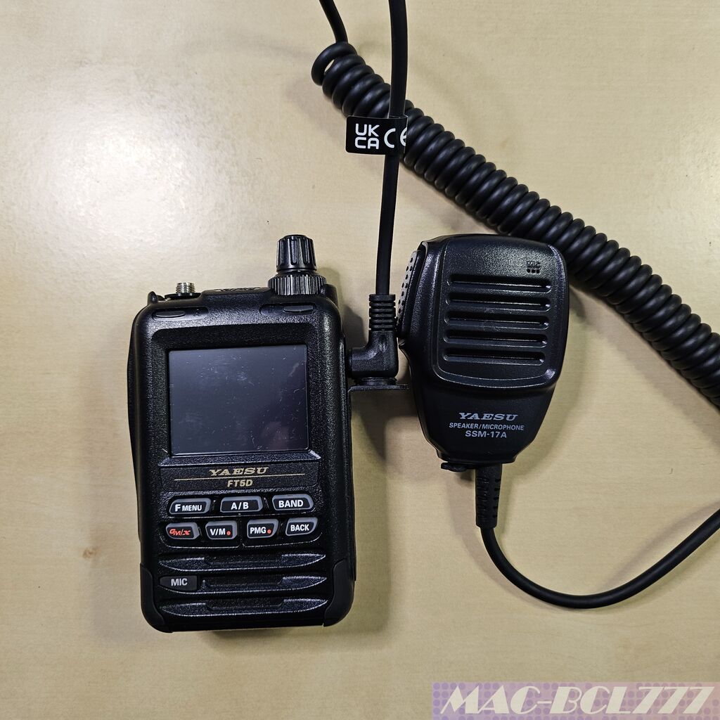 FT-5D用のハンディーマイクを購入しました！ : MacとBCLと無線の時間