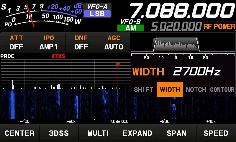 YAESU FT-710の混信除去機能の使い勝手 : MacとBCLと無線の時間