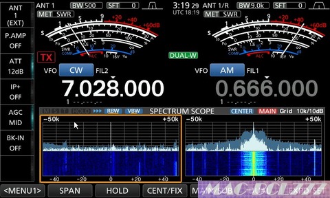 IC-7610の画面でマウス使う : MacとBCLと無線の時間