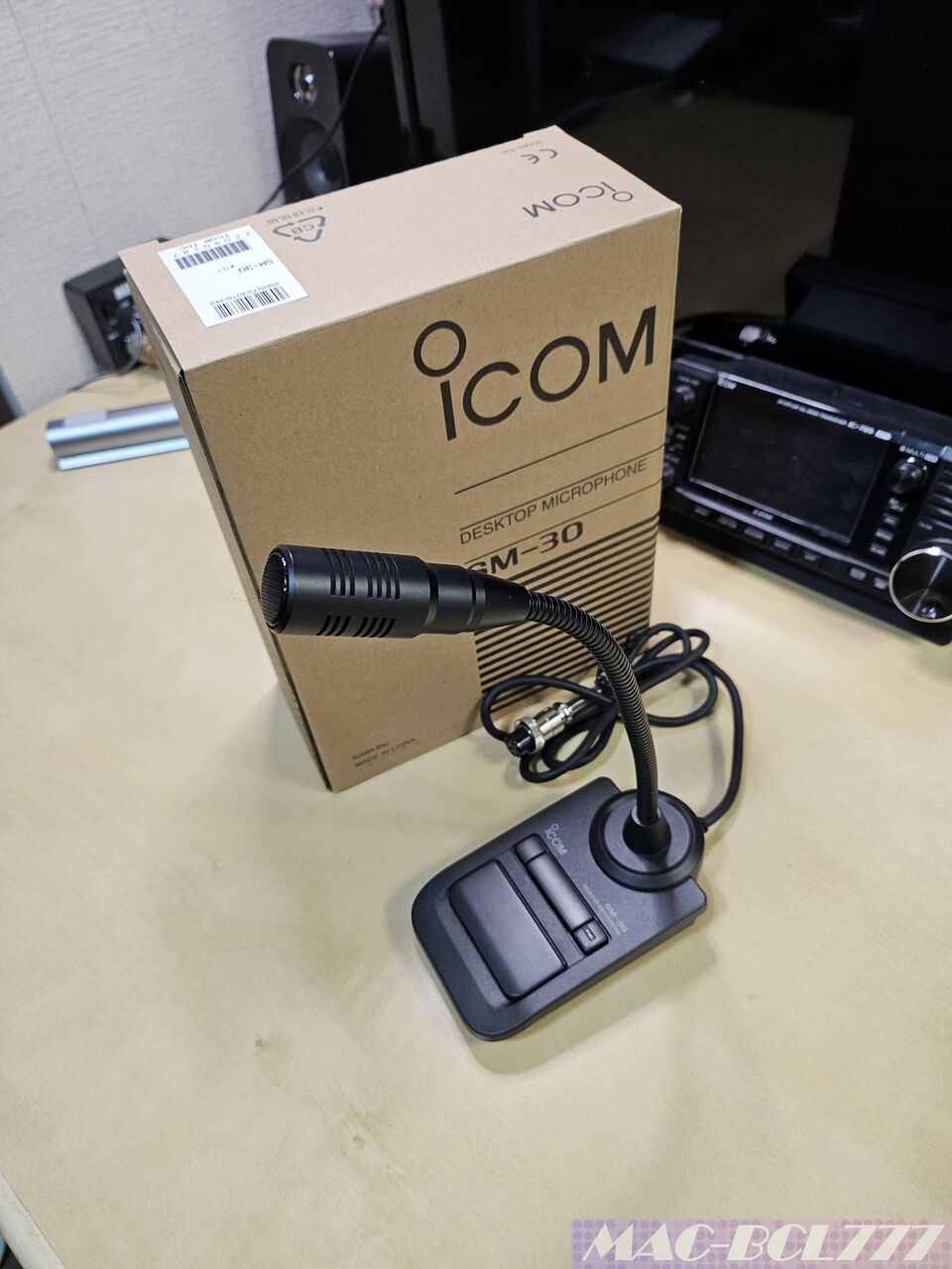 IC-705用にスタンドマイクを購入！ : MacとBCLと無線の時間