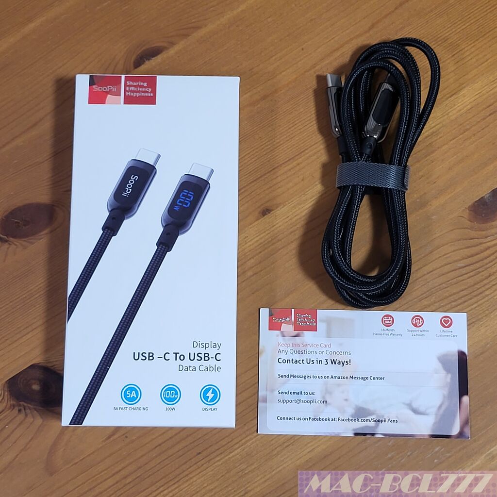 100Wで給電可能なUSB-Cケーブルを購入しました！ : MacとBCLと無線の時間