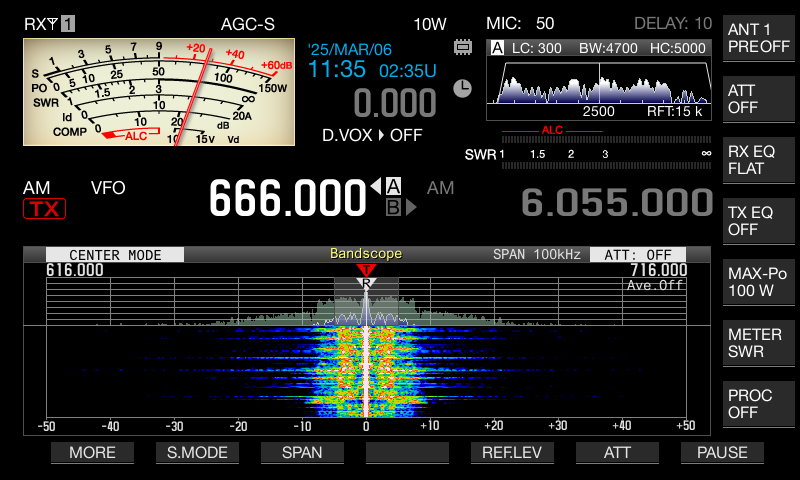 ICOM IC-7610は中波ATT設定されていない？ : MacとBCLと無線の時間