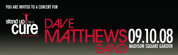 GROOVIN MUSIC : Dave Matthews Band “Stand Up for a Cure”