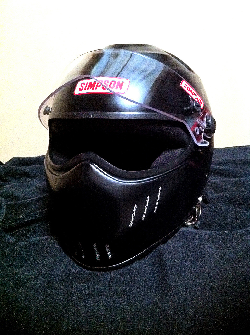 Simpson RX 7 Drag Racing Helmet Matt Black 7 3/8 Nomex : makoto2020のblog
