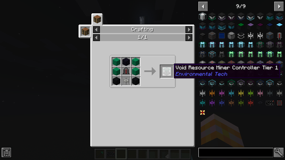 Environmental Tech 1.12.2 解説的な備忘録【Void Resource Miner】 : ゲームのまほら場
