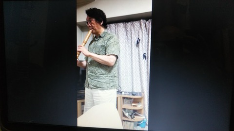 mamashinのblog:尺八奏者に出てもらう