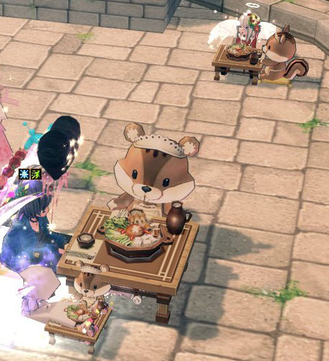 コタツde鍋パーティー、原点だと思っていたw｜マナビノギ