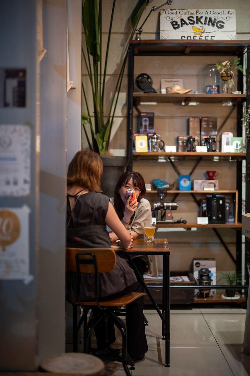 万太郎.net : 11周年の【Cafe檸檬】で晩ごはんからの【Basking Coffee 千早本店】の“ナイトバスキング”。