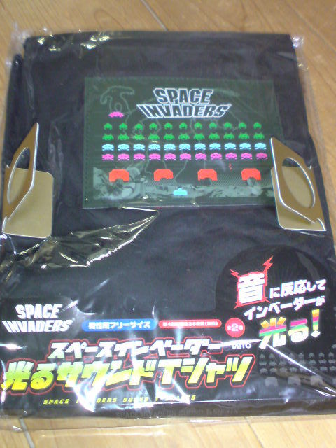 SPACE INVADERS SOUND T-SHIRTS [PRIZE ONLY] : コレクターマーボー流
