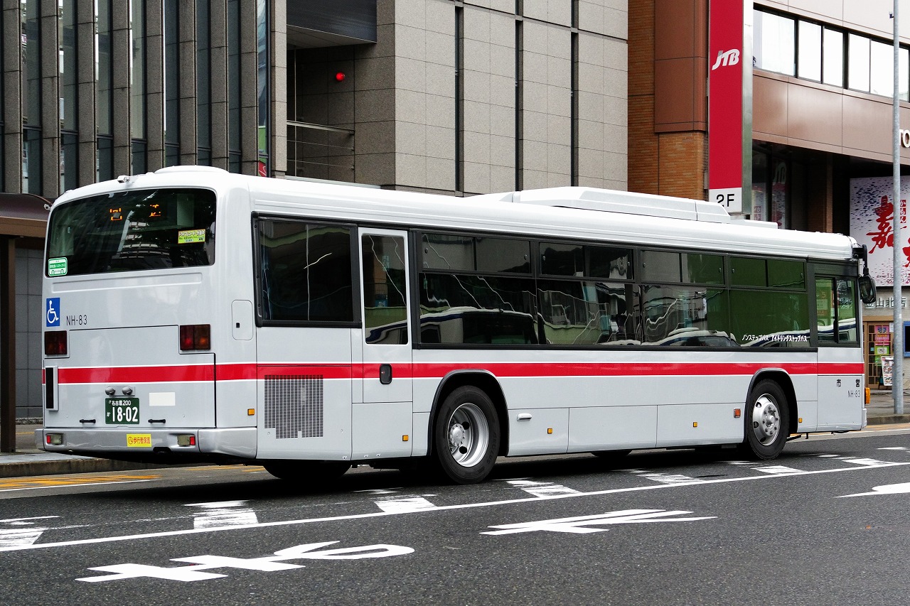 近江発､まりーんの道が続く限り:日野・ブルーリボンⅡ（2）（名古屋市交通局NH-83・名古屋200か1802）