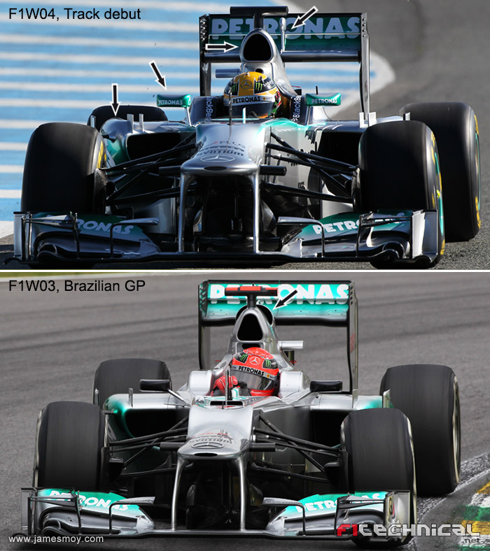 メルセデスF1W04 技術分析 : F1通信