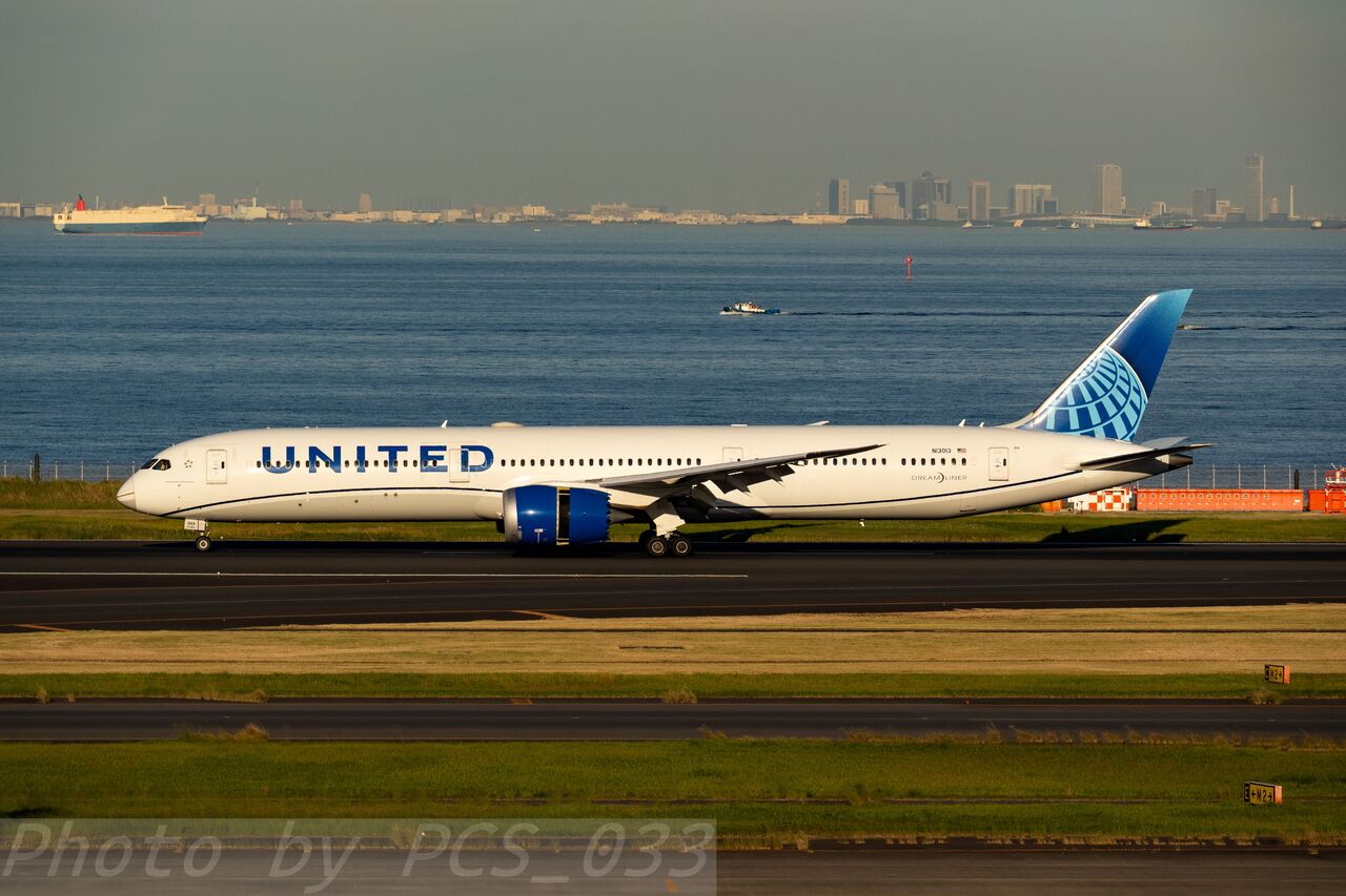 N13013 (United Airlines Boeing 787-10) : まるさんdiary